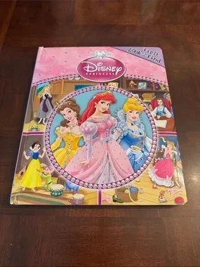 Disney | Other | Disney Princess First Look And Find Book | Poshmark